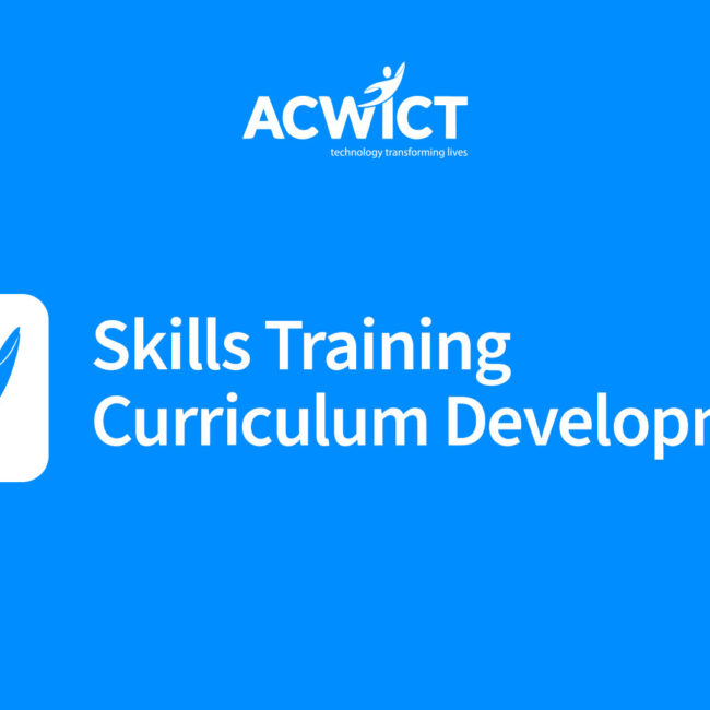 Skills Training Curriculum Development - ACWICT